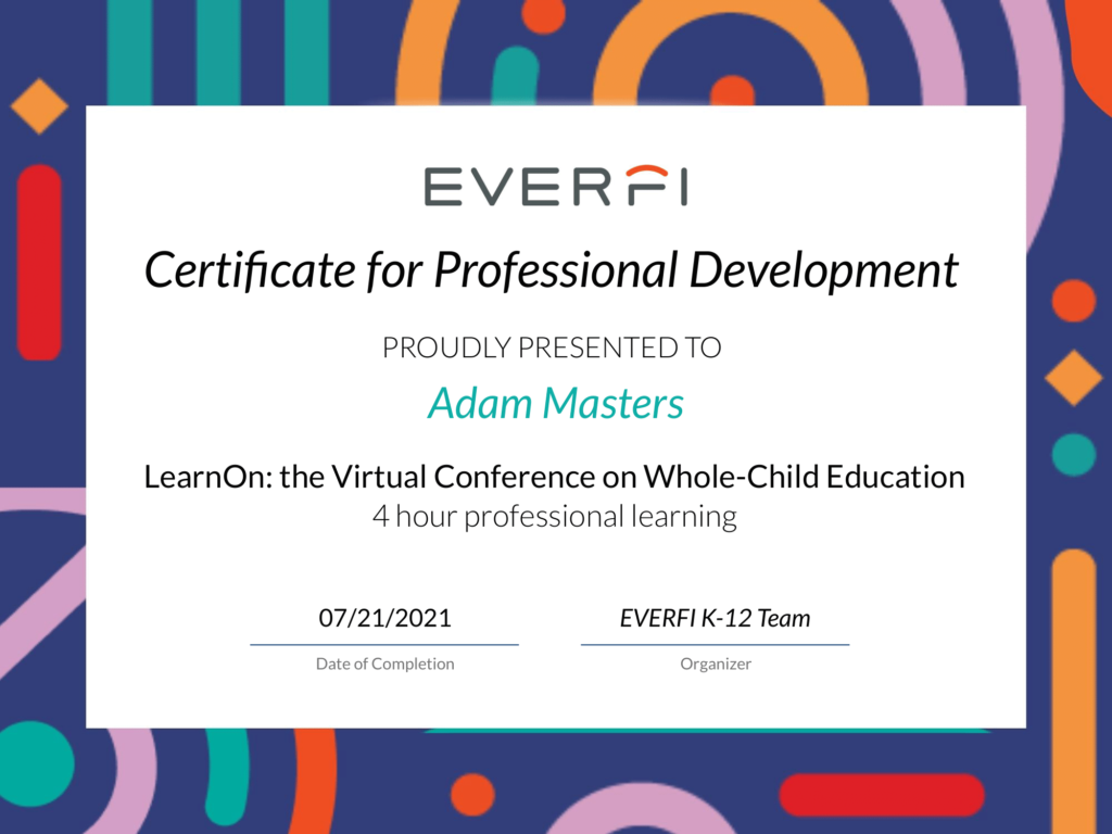 Certification – Digital Innovator: Adam Masters